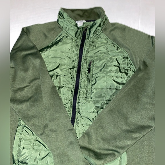 Orvis | Jackets & Coats | Orvis Full Zip Jacket Mixed Media Olive Green ...